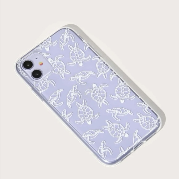 SHEIN | Accessories | Clear Turtle Print Iphone 5 Case | Poshmark